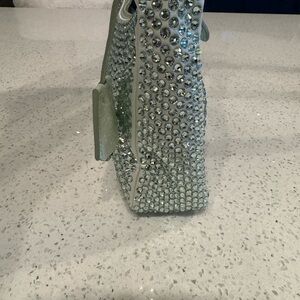 Prada | Bags | Prada Green Crystal Embellished Womens Bag | Poshmark